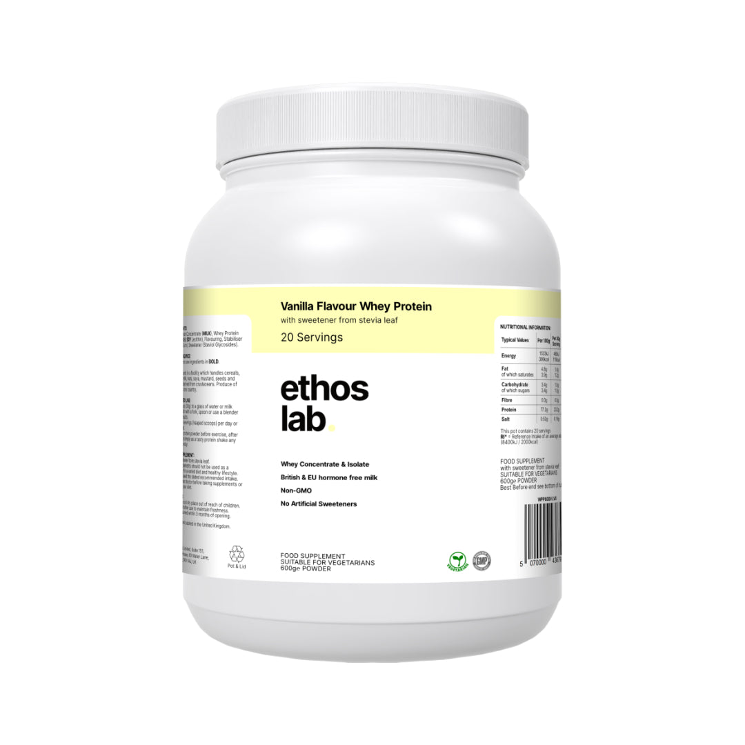 Vanilla Whey Protein – Ethos Lab